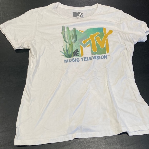 MTV | Tops | Vintage Style Mtv Logo Short Sleeve Tshirt | Poshmark